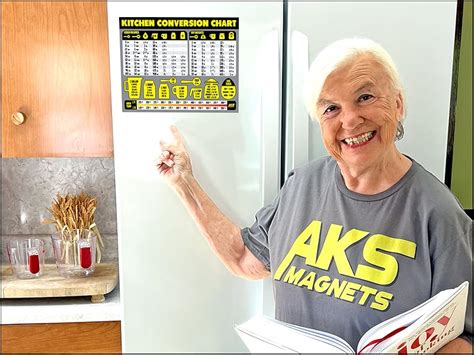 Kitchen Measurement Conversion Chart Magnet Extra Large
