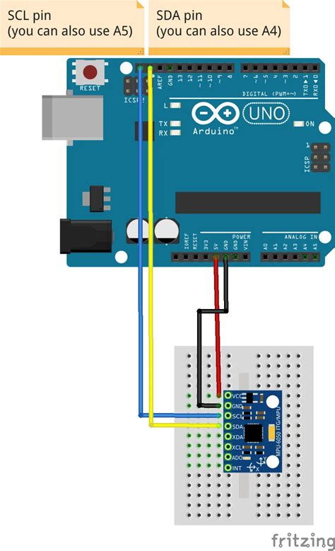 MPU6050 ACCELEROMETRE GYROSCOPE 3AXES ORBIT ELECTRONIC