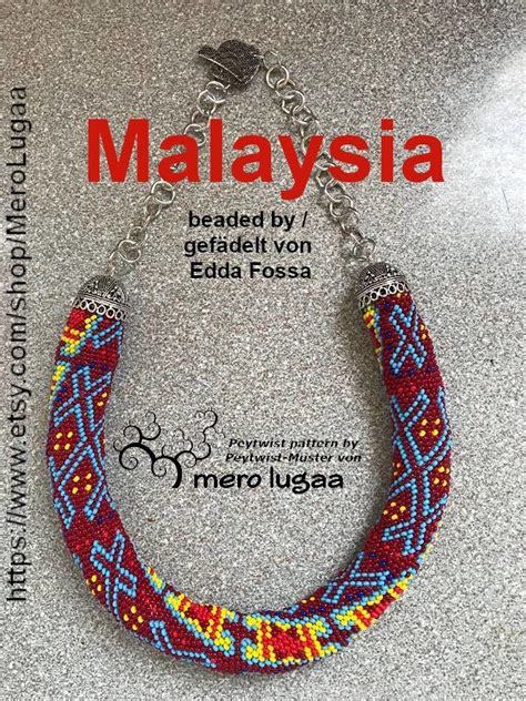 Peyote With A Twist Pattern Peytwist Pattern Pwat Pattern English Pattern Celtic Knots Tutorial