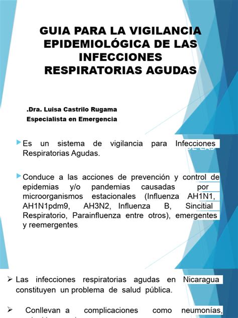 Guia Para La Vigilancia Epidemiológica De Las Infecciones Pdf