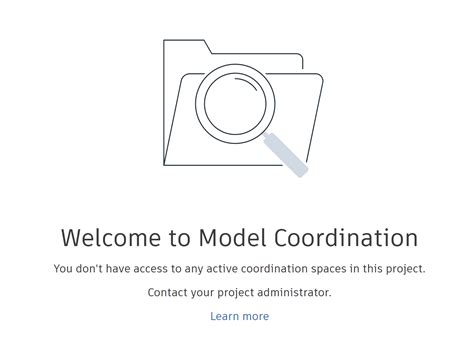You Dont Have Access To Any Active Coordination Spaces In This