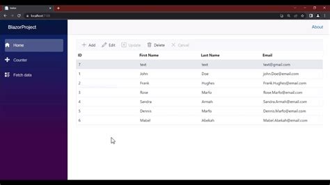 asp core blazor datagrid component 14 enable crud operations in datagrid in asp core