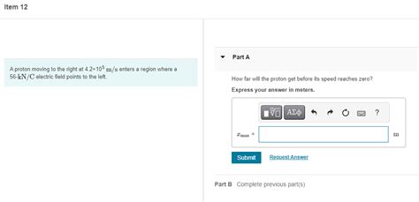 Solved A Proton Moving To The Right At M S Enters A Chegg Com