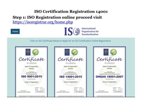 PPT ISO 14001 2015 CERTIFICATION PowerPoint Presentation Free