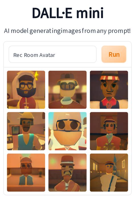 Guys I Just Searched A Rec Room Avatar And This Is What The Ai Gave