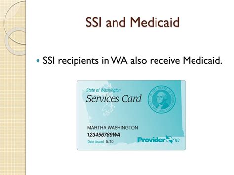 Ppt Supplemental Security Income Ssi And Medicaid Powerpoint