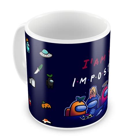 Caneca Porcelana Among I`am Impostor Elo7 Produtos Especiais