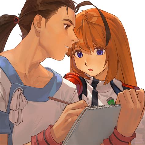 Elhaym Van Houten And Fei Fong Wong Xenogears Drawn By Asagi