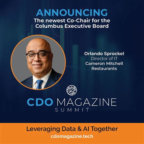 Cdo Magazine On Linkedin Columbus Cdomagazine Dataleaders Ai Data
