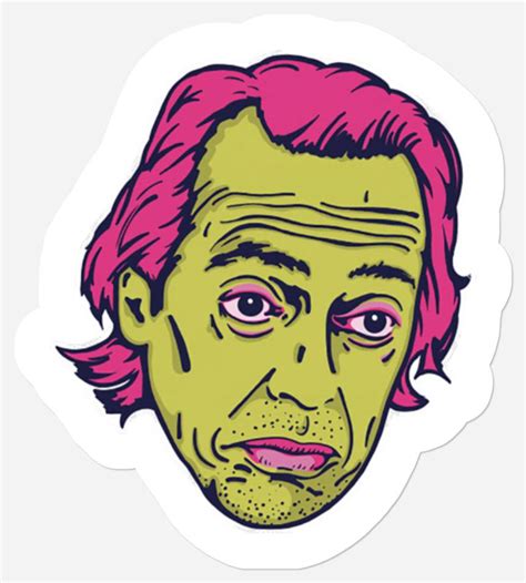 Happy Steve Buscemi Stickers Sold By Martisart Sku 191001047 30