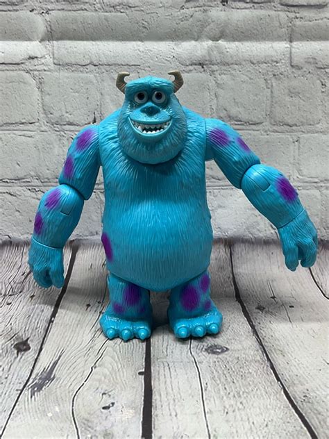 Disney Pixar Monsters Inc Mattel 8” Sully Action Figure Posable Toy