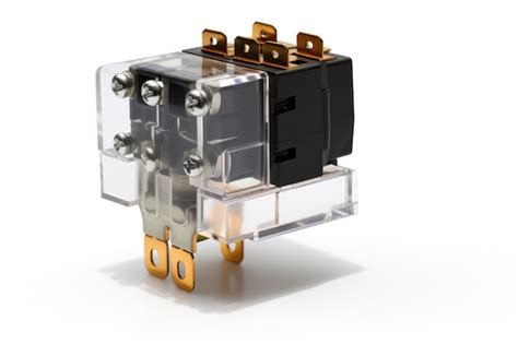 Premium Photo A Single Relay Isolated On White Background