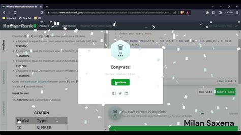 Milan Saxena On Linkedin Sql Hackerrankachievement Mysql Hackerrank Learning Datamanagement