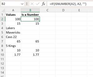 Excel If Cell Contains Number Then Return Value
