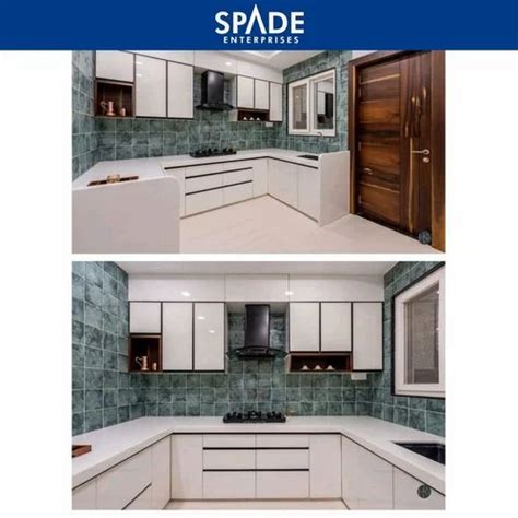 Modern Wooden Semi Modular Kitchen Services Rs 2500 Sft Spade Enterprises Id 2851898006455
