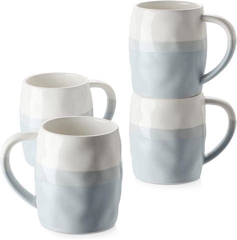 Dowan 400 Ml Kaffeetassen Kaffeebecher Set 4er Kaffee Tassen Set