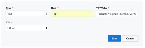 Domain Verification Key Updation