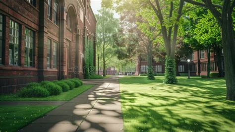 Classic Red Brick Grammar School Campus Education History Nostalgia