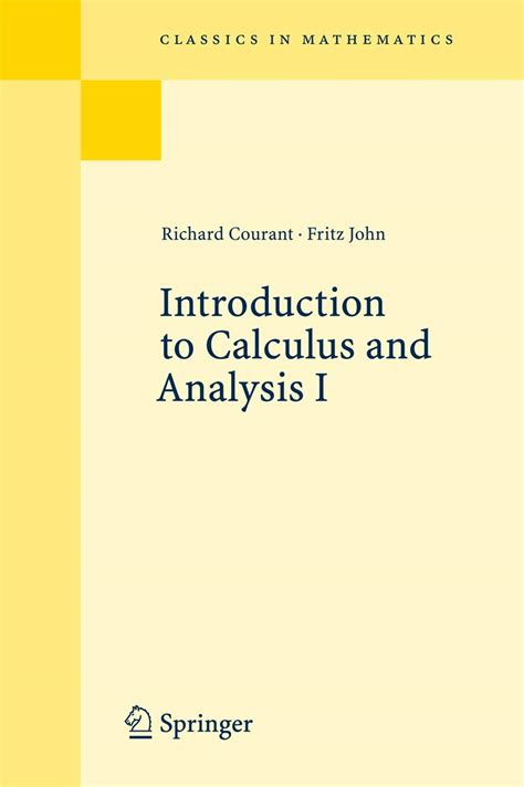 Buy Introduction To Calculus And Analysis I Pb 1999 Book Online At