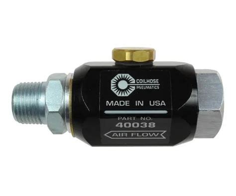 Coilhose® 40038 Dl 40 Series In Line Lubricator 38 In Port 150 Psi