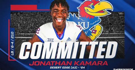 Kansas Lands Commitment From Linebacker Jonathan Kamara