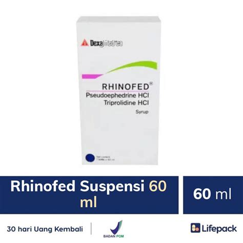 Pseudoephedrine Sulphate Lifepack Id