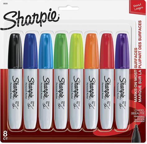 Sharpie Chisel Tip 8 Pack Leamington Arts Centre