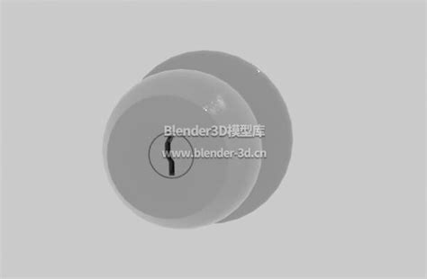 Blender 球形门把手3d模型素材资源免费下载 Blender3d模型库