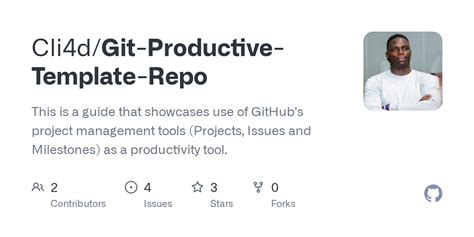 Github Cli4dgit Productive Template Repo This Is A Guide That