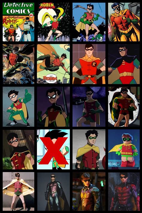 Dick Grayson Robin Elimination Game Round 2 Robin From Teen Titans Go