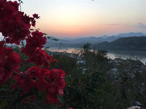 Sunset Over Luang Prabang Laos Travel