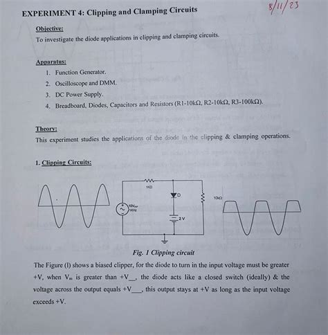 Solved Objective To Investigate The Diode Applications In