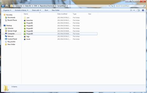 Tortoisesvn Reorganise Svn Folder Structure Tortoise Stack Overflow