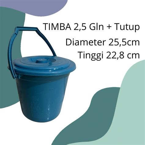Jual TIMBA DENGAN TUTUP TIMBA 2 5 GALON TIMBA 3 GALON TIMBA 4 GALON