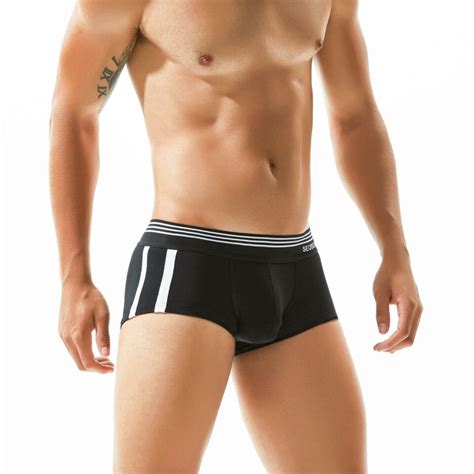 Hot Seobean Men Soft Cotton Underwear Sexy Low Waist Underwear Pouch