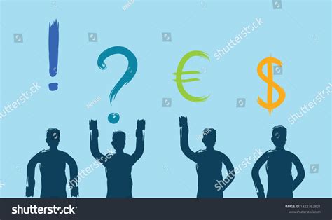 People Communication Search Ideas Problem Solving Stock Vector Royalty