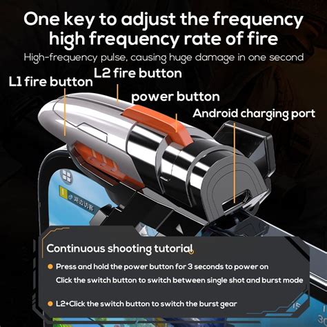 China Customized New Design Pubg Mobile Trigger And Controller For Game