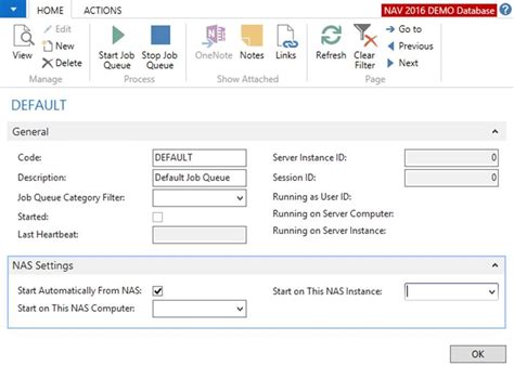 How To Set Up A Job Queue In Dynamics Nav Encore Business Solutions