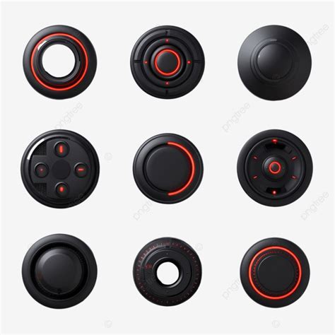 control button interface elements control button interface png