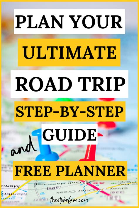 How To Plan A Road Trip Road Trip Planning Road Trip Planner Road Trip