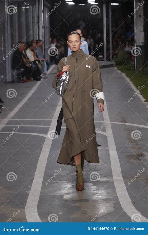 Romee Strijd Walks The Runway During The Off White Show As Part Of