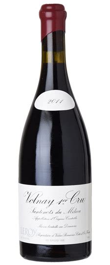2011 Domaine Leroy Volnay 1er Cru Santenots Du Milieu Sku 1433265