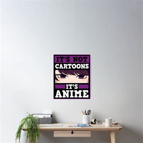 Póster Komi San No Son Dibujos Animados Es Anime Komi San No Se