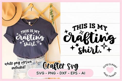 Crafter Svg This Is My Crafting Shirt Svg