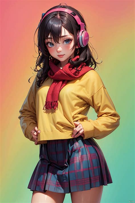 1girl Bangs Blackhair Blu Image Created By Tensorart