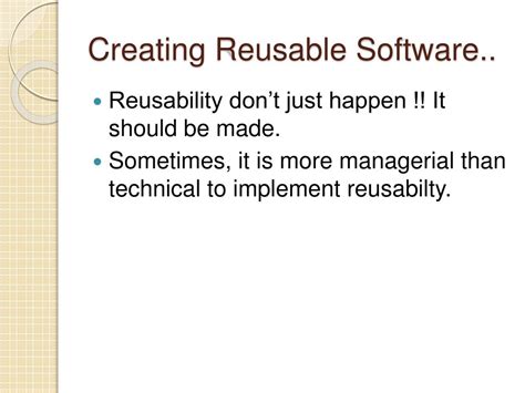 Ppt Reusability In Software Development Key Benefits And Strategies