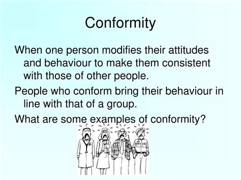 Conformity Examples