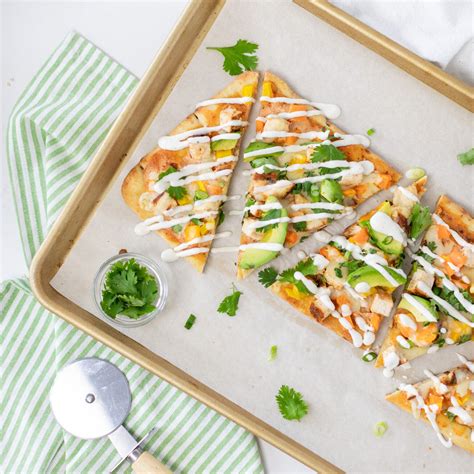 Chipotle Chicken Flatbread Recipe Bank Fraiche Table