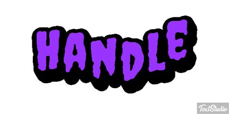Handle Word Animated Logo Designs