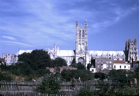 Medieval Canterbury Christ Church Cathedral Exterior